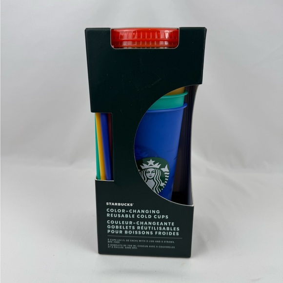 Starbucks | Kitchen | New Starbucks Color Changing 220 Reusable Cold ...